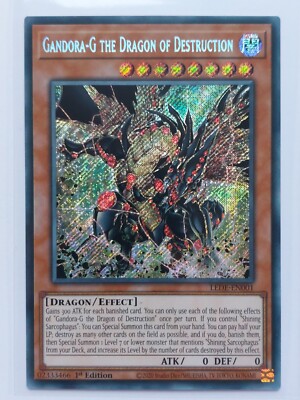 Gandora-G the Dragon of Destruction - LEDE-EN001 - Secret Rare - 1st Ed ...
