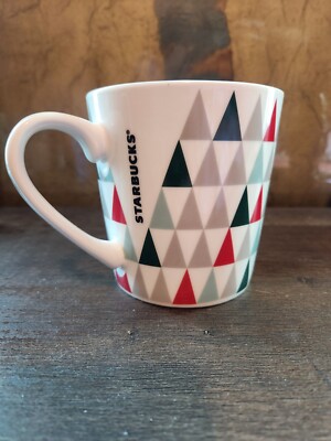 Starbucks Holiday Triangle Christmas Tree Grande Coffee Mug 18oz ...