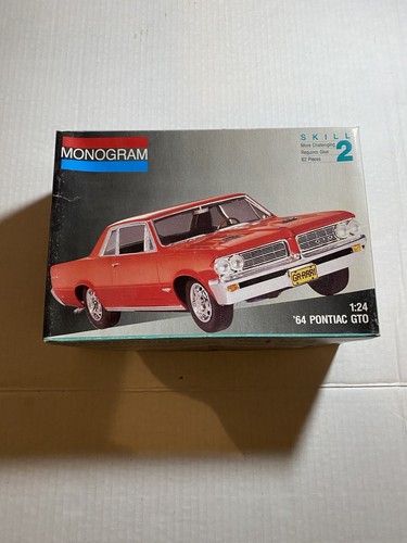 Monogram 64 Pontiac GTO 1/24 Scale Model Car 2714 New Open Box | eBay