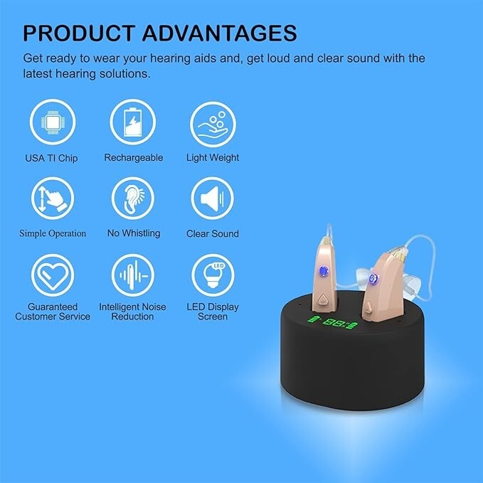 Nano RX2000 Rechargeable Hearing Device Set SHIPS NEXT DAY!!!!! | eBay