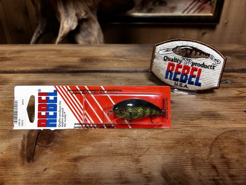 Vintage Rebel Naturalized Wee R Color Yellow Perch Walleye Bass Fishing ...