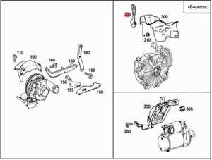 Genuine MERCEDES X222 C207 C216 C218 S204 S212 W204 W212 Bracket ...