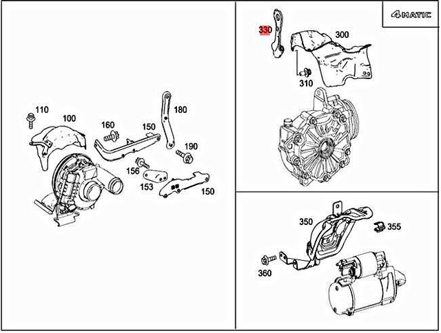 Genuine Mercedes-Benz Bracket 2213350340 OEM for sale online | eBay