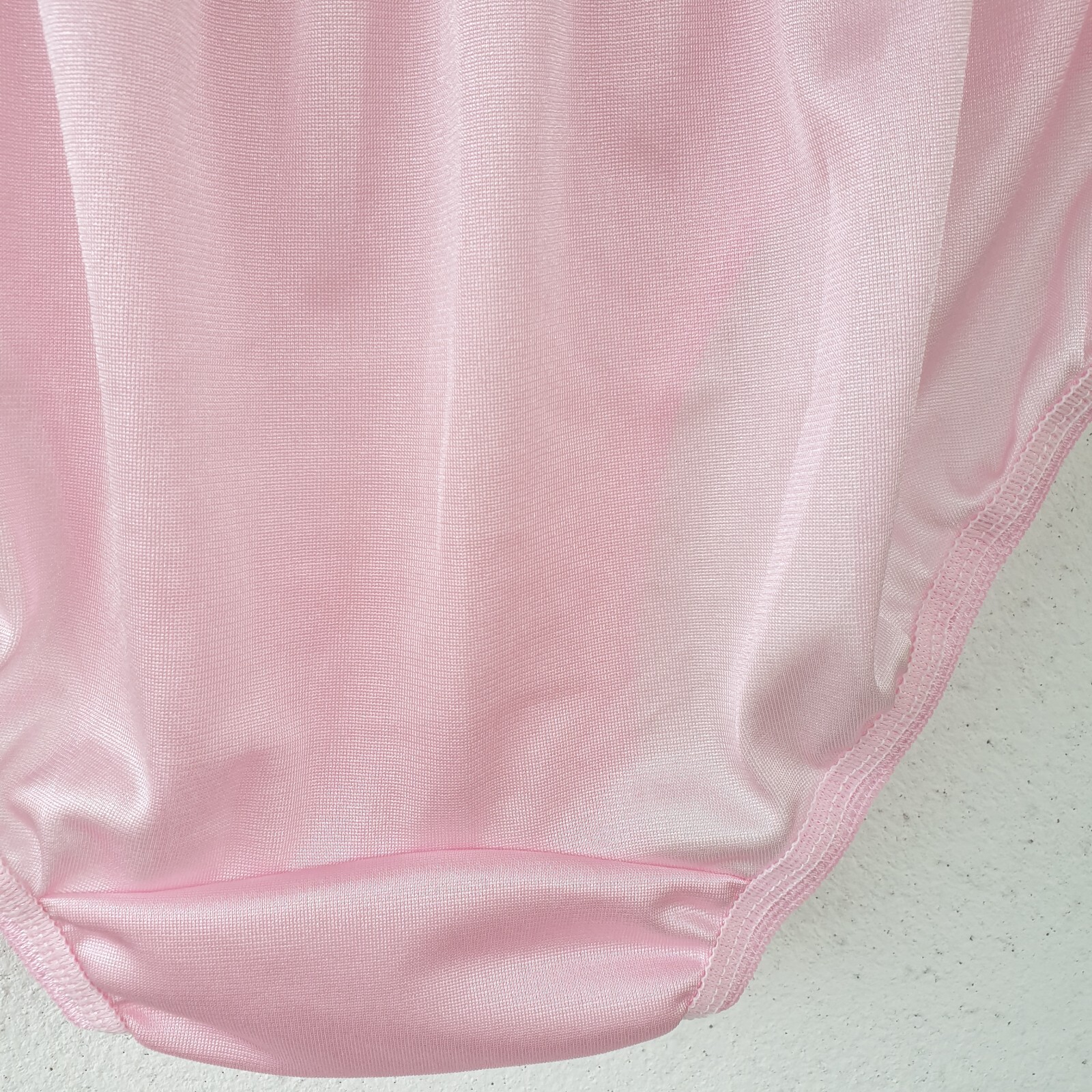 Vintage Slippery Nylon Panty Sissy Pink Bikini Sheer … - Gem