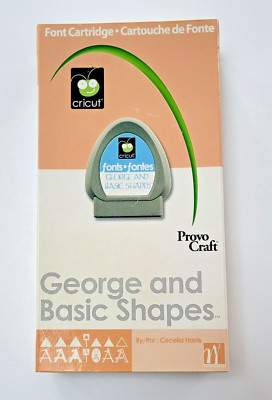 Cricut George And Basic Shapes Font Cartridge | eBay