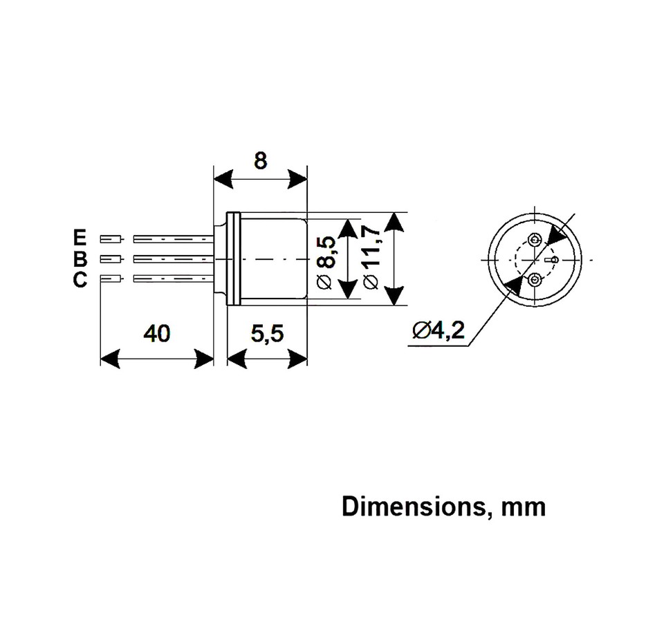 100pcs Germanium Transistor PNP MP40A ~OC71 OC75 OC76 2N45 2N215 Fuzz ...