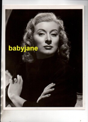 GREER GARSON ORIGINAL 8X10 PHOTO GLAMOUR PORTRAIT MGM 1950's DOUBLE ...