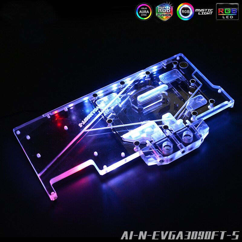 1X For Water Block Full Coverage Graphics Card Water Block 3090 3080 ...
