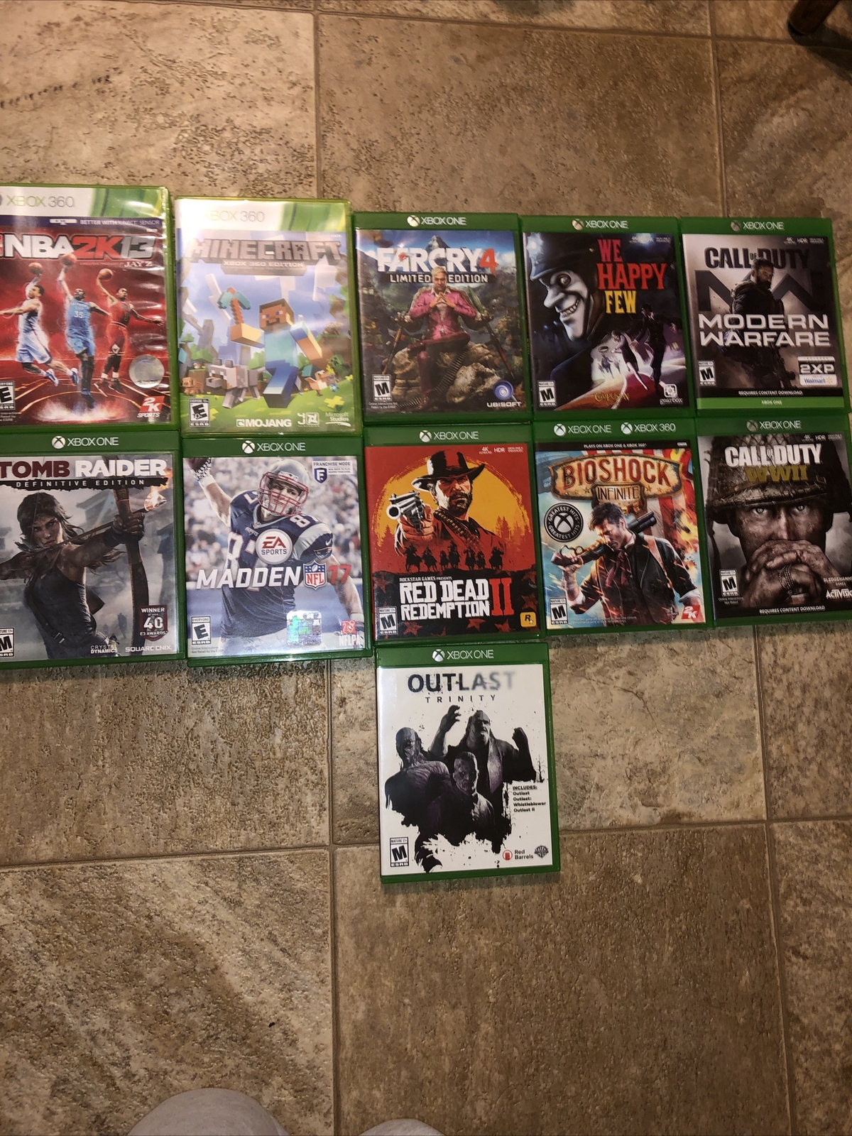 Xbox One Games Bundle. 8 Xbox One Games And 2 Xbox 360 Games | eBay