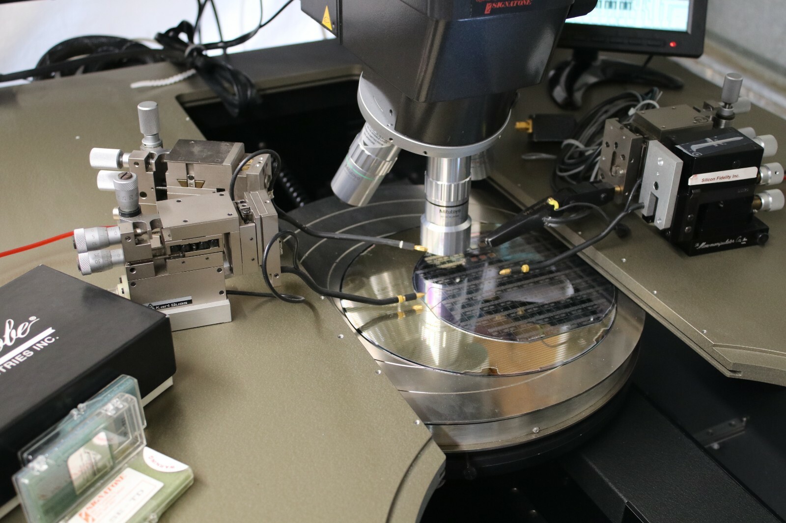 Signatone 12 inch Probe Station Prober Cascade Microtech RF Probe 1 YR ...