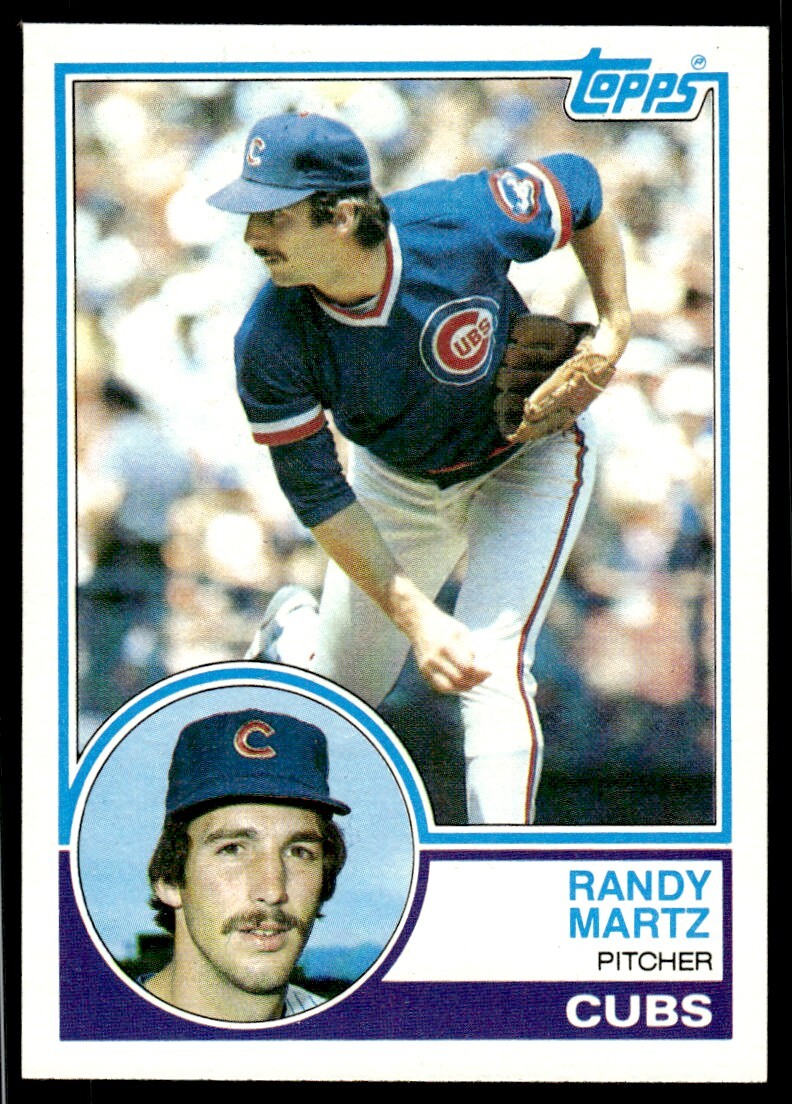 1983 Topps Baseball Card Randy Martz Chicago Cubs #22 | eBay