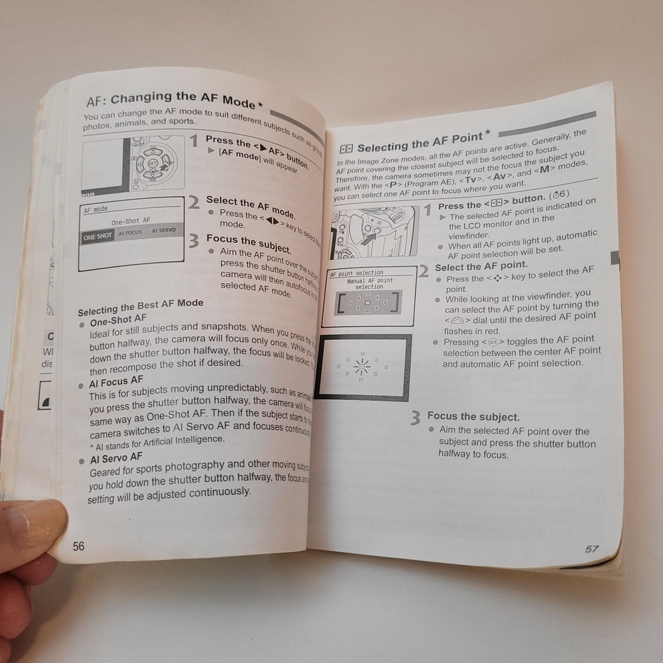 Canon EOS Rebel XTI and 410d User Manual | eBay