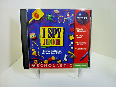 I Spy Junior PC CD Brain Building Games for Kids Ages 3-5. Never Used ...
