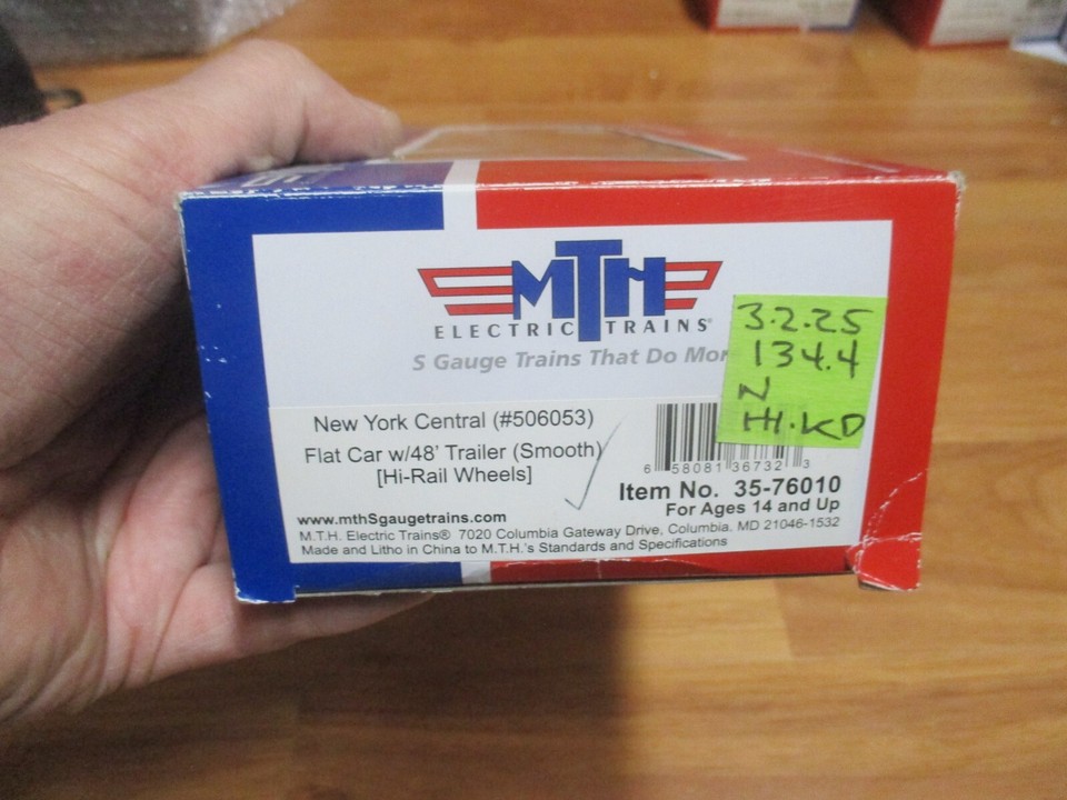 MTH 35-76010 NYC TOFC (3/2/25 134.4) KD Couplers | eBay