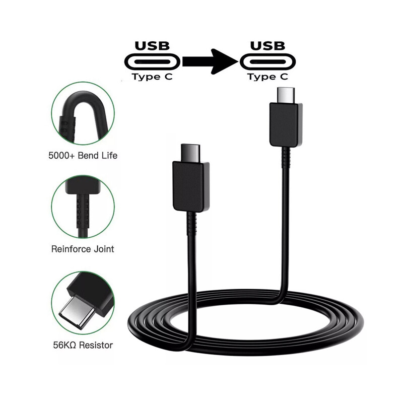 Universal 45W Fast USB-C Charger Wall Charger Type C Charging Cable for ...