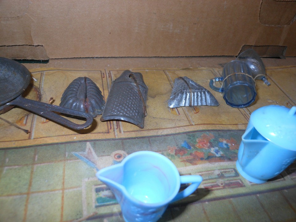 Fabulous Mid-Century Toy Kitchen Set Rare Vintage 3-Piece Wolverine ...