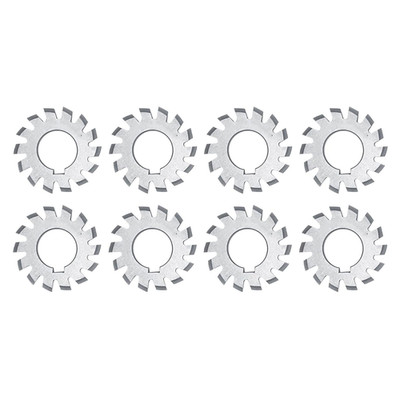 8Pcs M11-8 Involute Gear Cutters for Milling Machine High Speed Steel ...