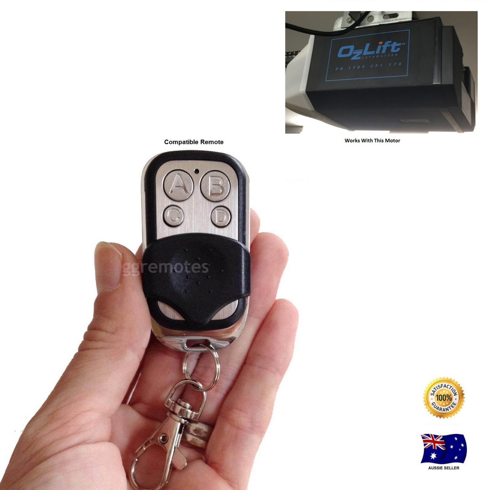 Garage door remote control compatible with OzLlift Automation Model ...