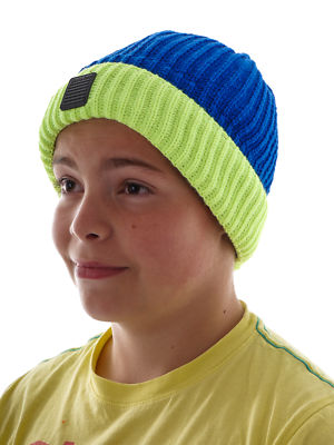 Beanie Brunotti In Maglia Invernale Karduan Fleece Blu Con Logo | eBay
