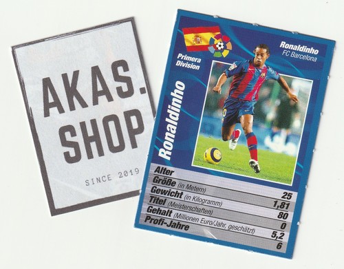 Ronaldinho Bravo Sport Trading Card 2004 FC Barcelona ULTRA RARE Brazil ...