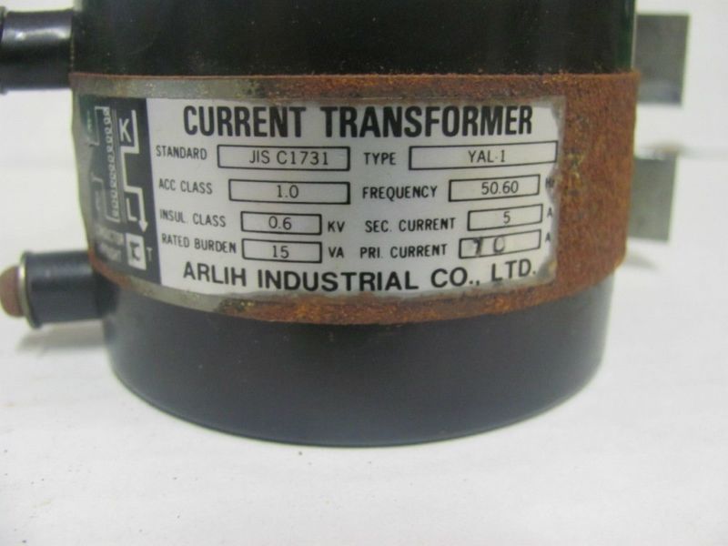 Arlih Industrial Co Current Transformer Standard JIS C1731 Type YAL-1 ...
