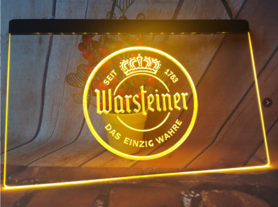 Warsteiner Beer Logo LED Neon Light Sign for bar club pub gift home ...