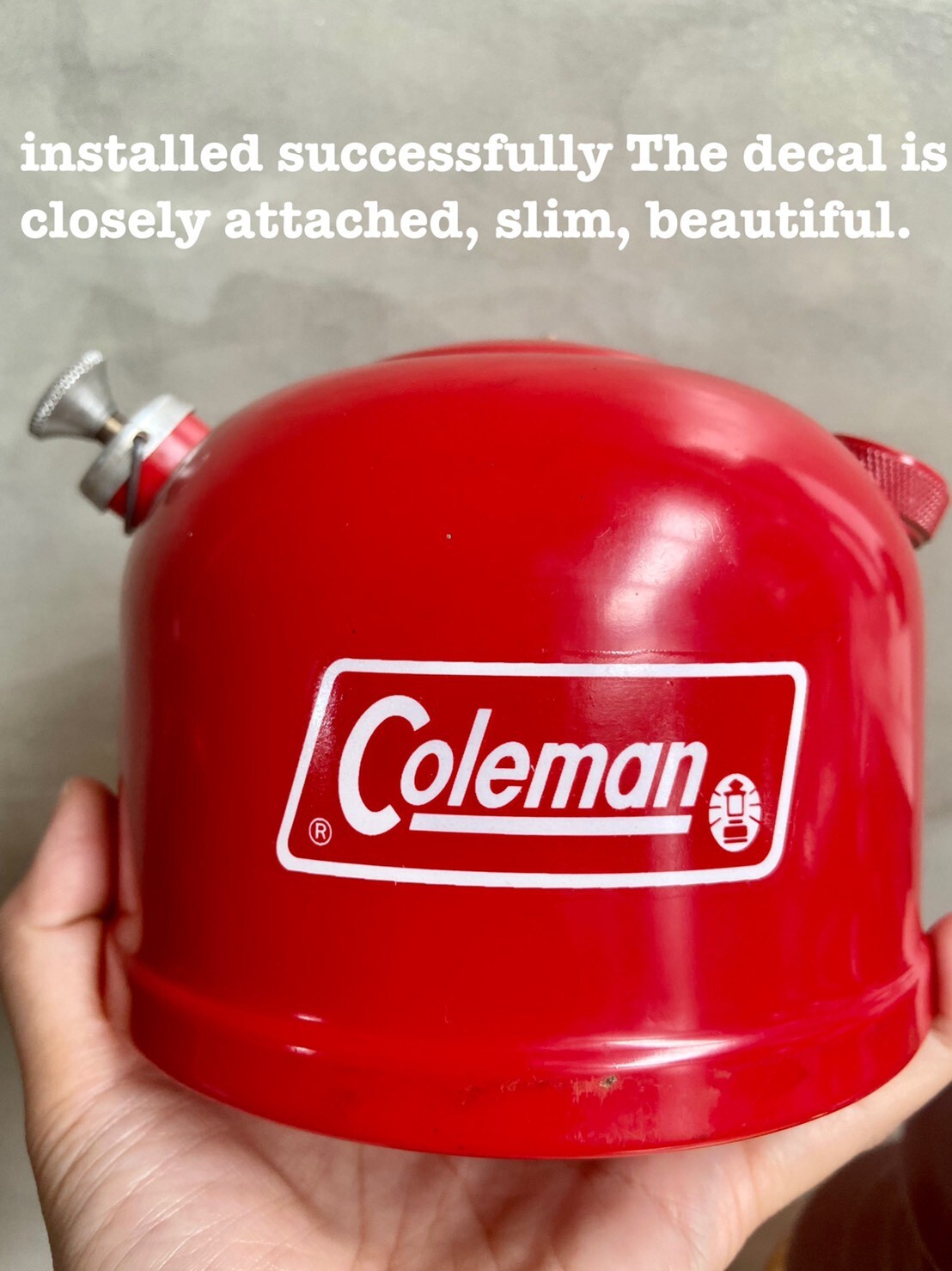 NEW COLEMAN Reproduction LABEL Waterproof DECAL Lantern/Stove1954-1961 ...