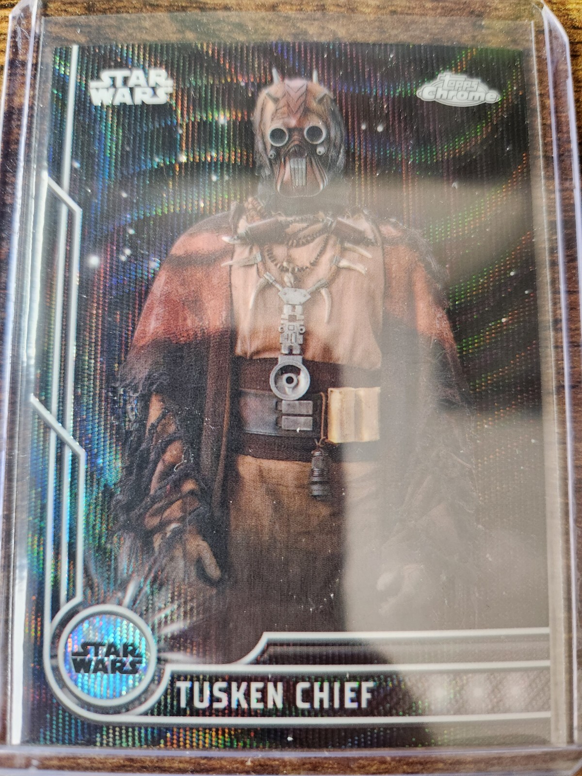 2023 Topps Chrome Star Wars Tusken Chief Black Wave Refractor #94 | eBay