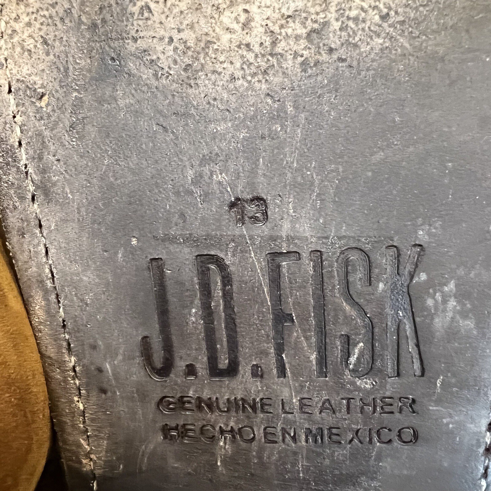 Mens JD Fisk Brown Nubuck Leather Dress Ankle Chelsea… - Gem