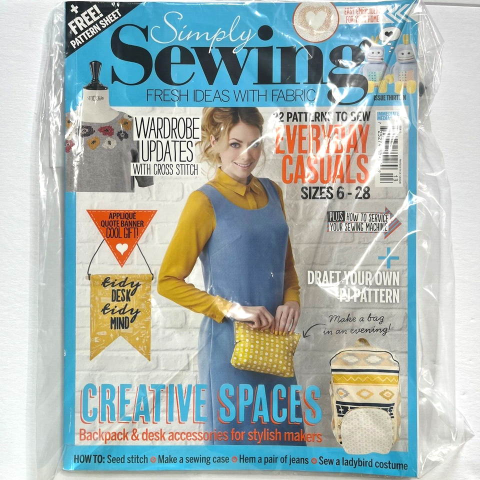 Simply Sewing Magazine Issue 13 22 Patterns to Sew: Everyday Casuals 6 ...