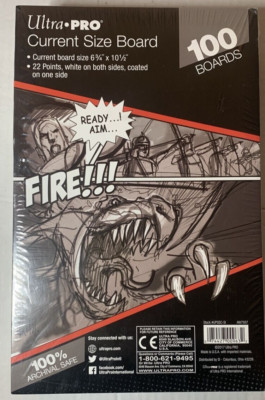 ULTRA PRO CURRENT/ REGULAR SIZED COMIC BOOK BCW BOARDS X100 - Sealed | eBay