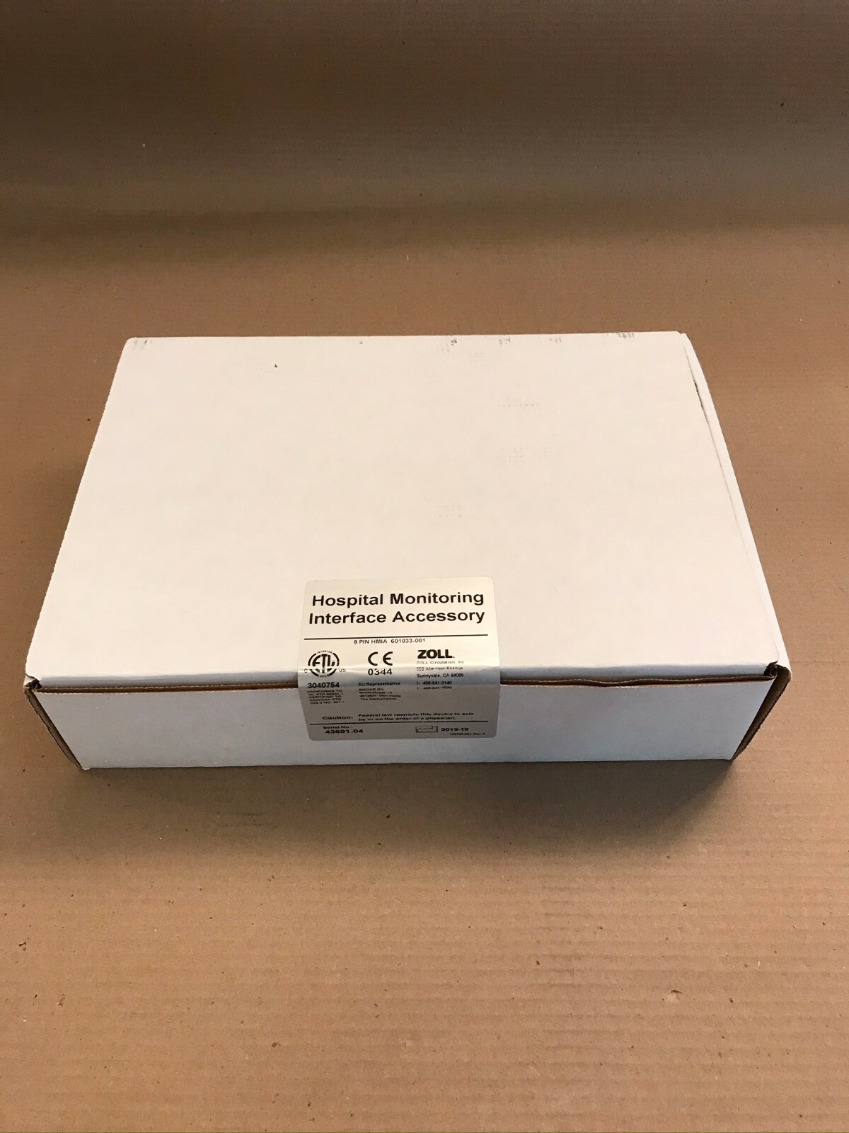 NEW ZOLL ALSIUS 601033-001 HMIA Hospital Monitor Interface CoolGard ...