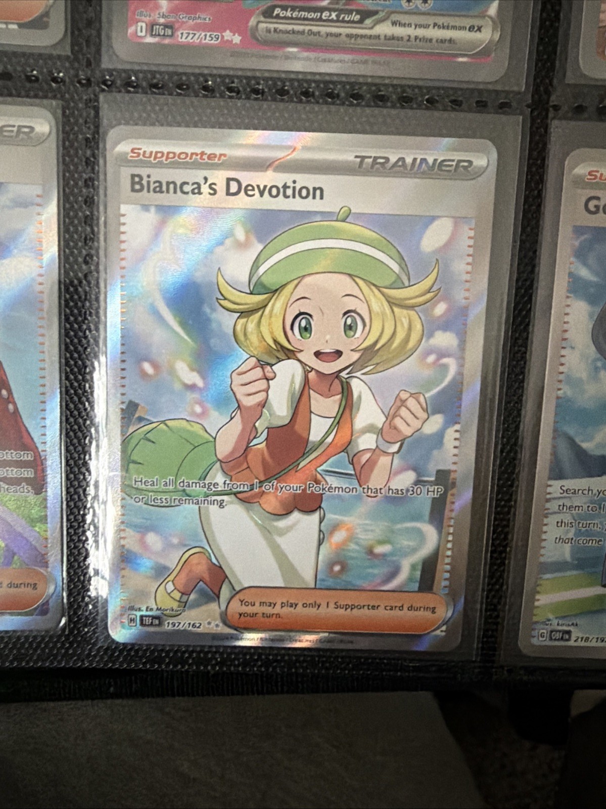 Pokemon TCG - Bianca’s Devotion - Temporal Forces - 197/162 - Full Art ...