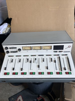 Pacemaker studio control center From Radio Station. Mixer microphone ...