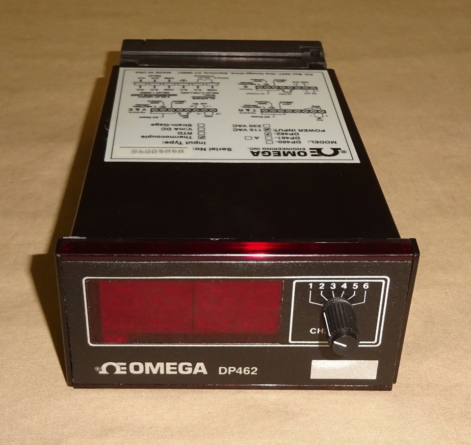 Omega DP462-T Thermcouple Temperature Indicator DP462T 115 VAC NEW | eBay