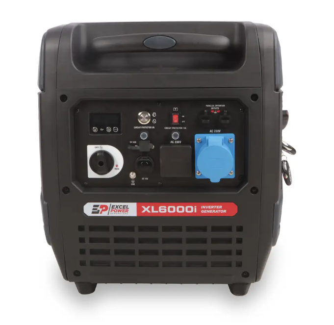 Excel Power Portable Electric Start 6KW Petrol Inverter Generator ...