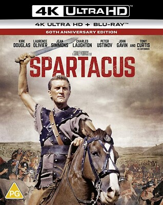 Spartacus - ( 4K Ultra HD + Blu-Ray) Kirk Douglas,Laurence Olivier,Jean ...