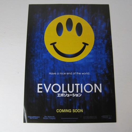 Evolution (2001) Japanese Ad flyer movie mini poster 10 x 7 | eBay