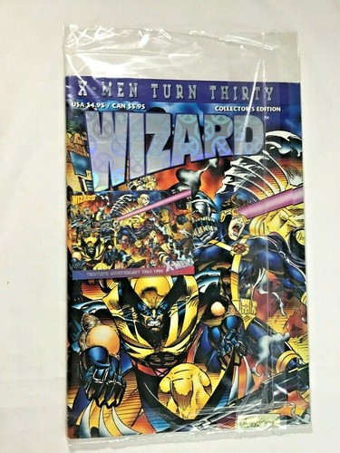 Wizard Magazine X-Men Turn Thirty 1993 Sealed Collectors Edition With ...
