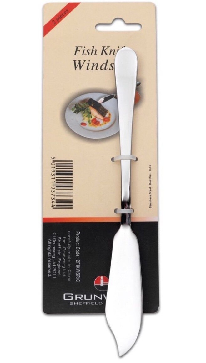 NEW WINDSOR DINNER FISH KNIVES 2 PACK - STAINLESS STEEL CUTLERY | eBay UK