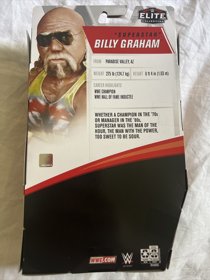 Superstar Billy Graham WWE Mattel Elite Series 78 Action Figure New ...