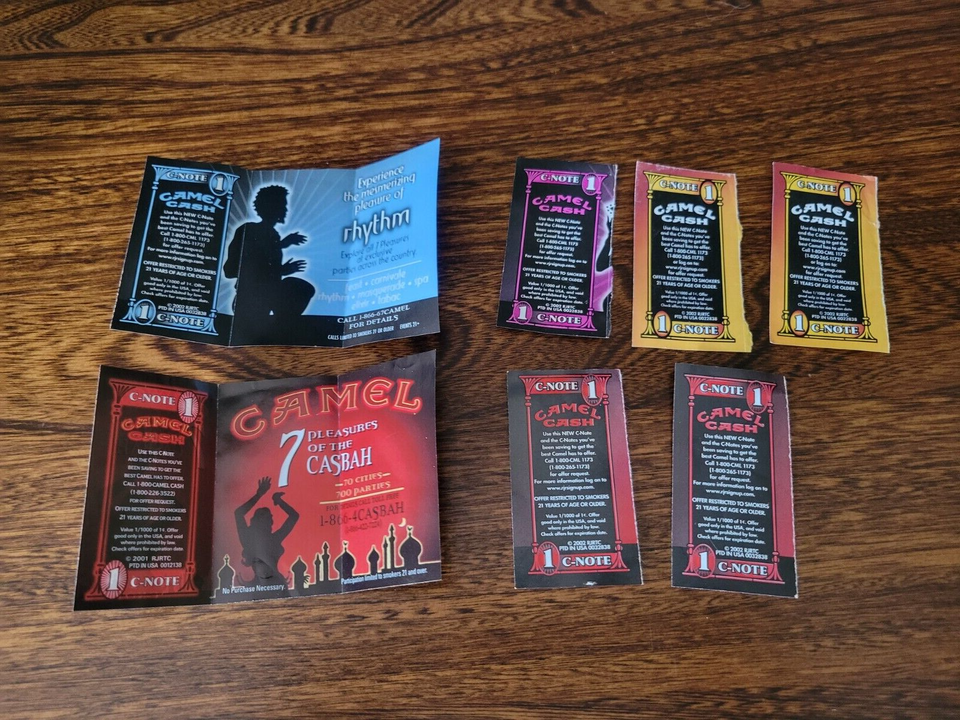 2001-2002 Seven Camel Cash Pleasure of the Exotic, Casbah 1 C-Notes | eBay