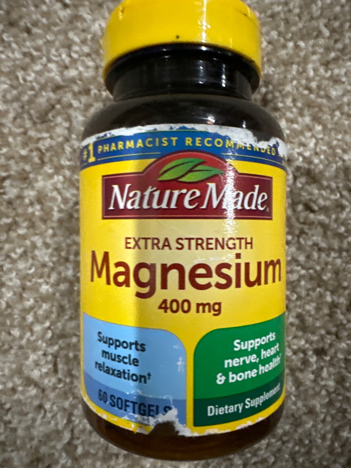 Nature Made Magnesium Oxide 400mg, 60 Tablets | eBay