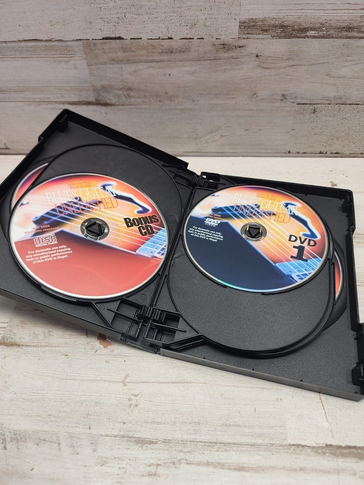 Blues Guitar Unleashed 3 CD & 5 DVD SET Learn to Play Blues Guitar ...