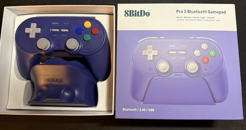 8BitDo Pro 3 Bluetooth Gamepad - Purple | eBay