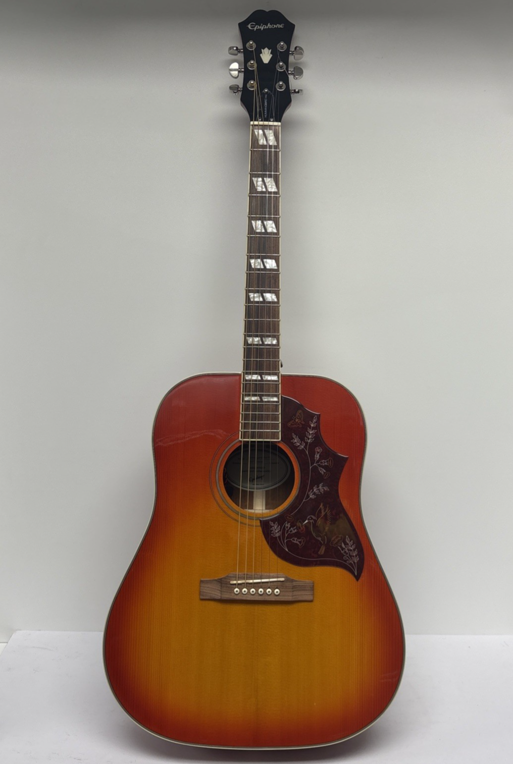 Epiphone Hummingbird Pro FC Acoustic-Electric Guitar Faded Cherry | eBay