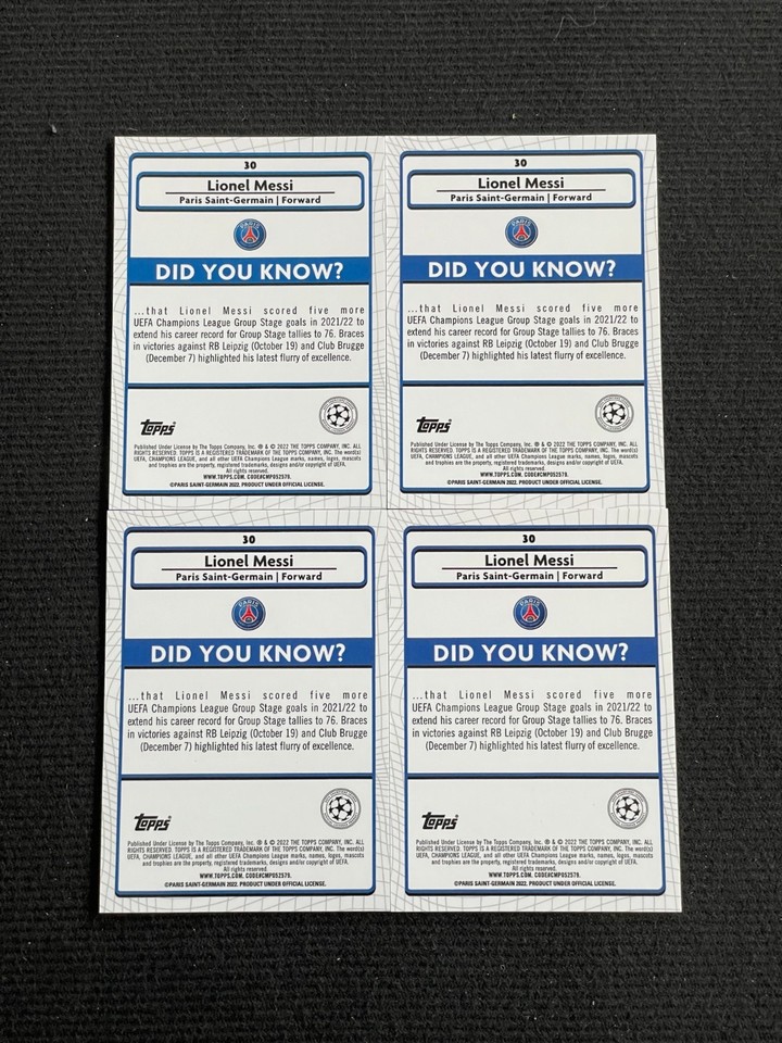 Lionel Messi 2021-22 Topps Merlin Lots | eBay