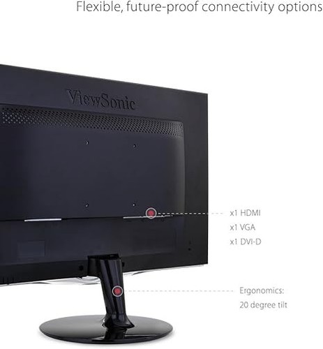 ViewSonic VX2452MH 24 Inch 2ms 60Hz 1080p Gaming Monitor | eBay