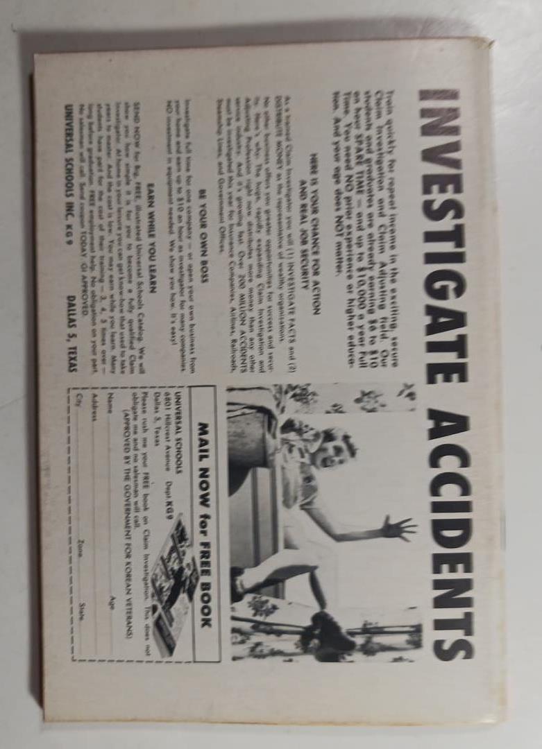 BOLD MAGAZINE OCT 1959 JUNE WILKINSON BRIGITTE BARDO MAMIE VAN DOREN ...