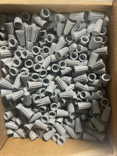 1000pcs Gray TwistOn Wire Connector Connection Nuts 22-16 AWG Gauge ...
